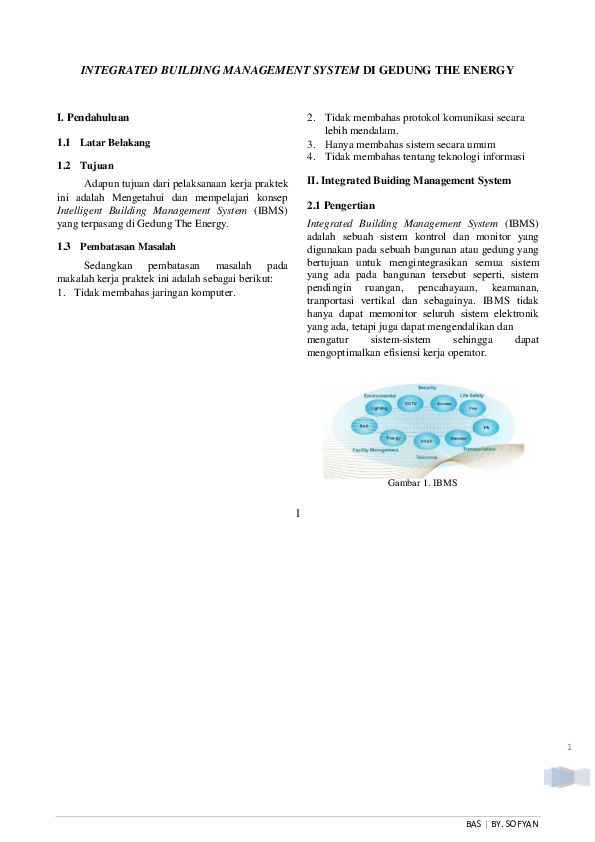 (PDF) BUILDING MANAGEMENT SYSTEM