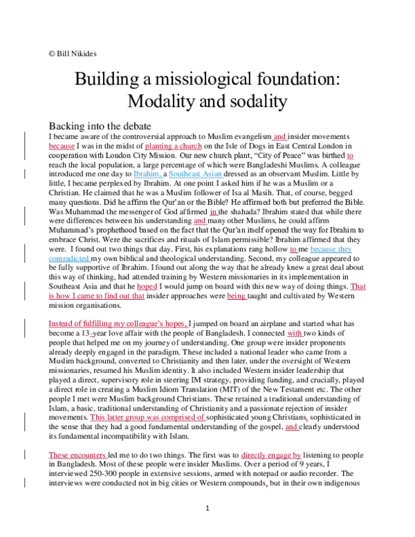 (DOC) Modality and sodality appraisal 2nd new edit