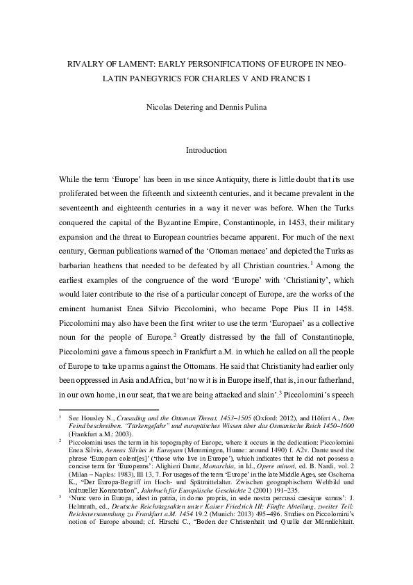 (PDF) (in print; together with Nicolas Detering:) Rivalry of Lament ...