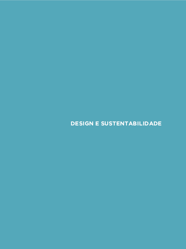 (PDF) DESIGN E SUSTENTABILIDADE
