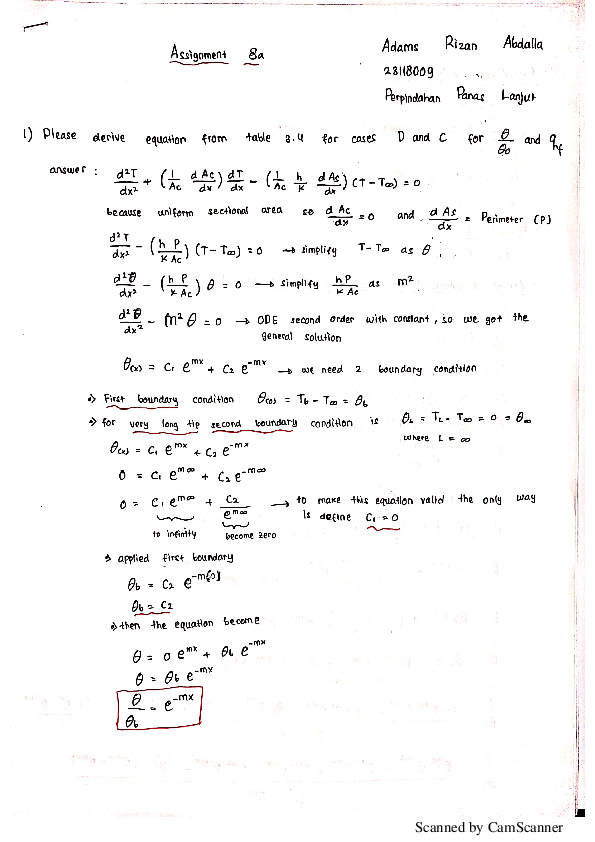 (PDF) Derivation of Extended Surface (Fin) for Very Long Tip and ...