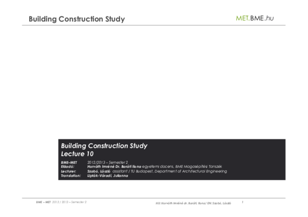 (PDF) BME MET Building Construction Study