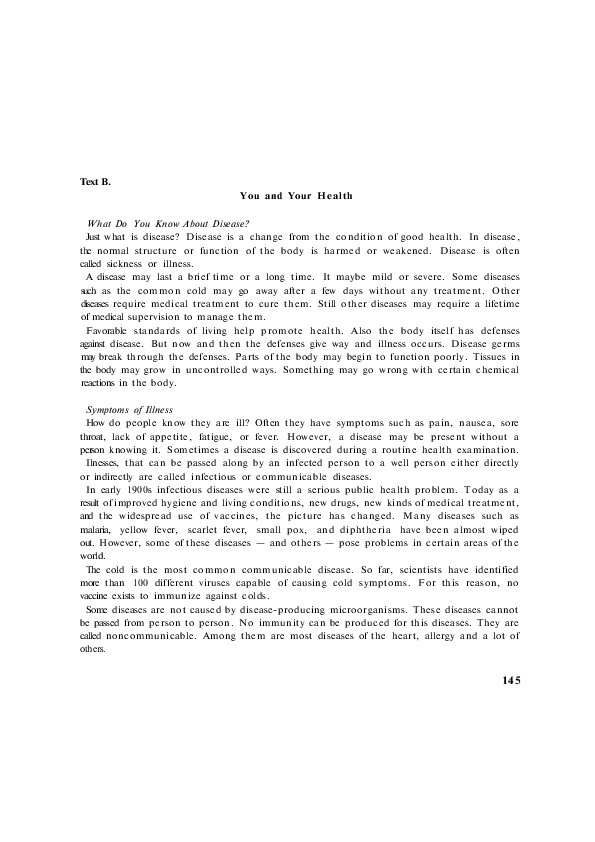 (PDF) You and Your Health Text