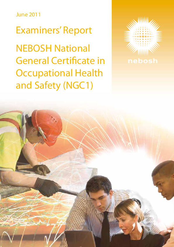(PDF) Examiners' Report NEBOSH National General Certificate in ...