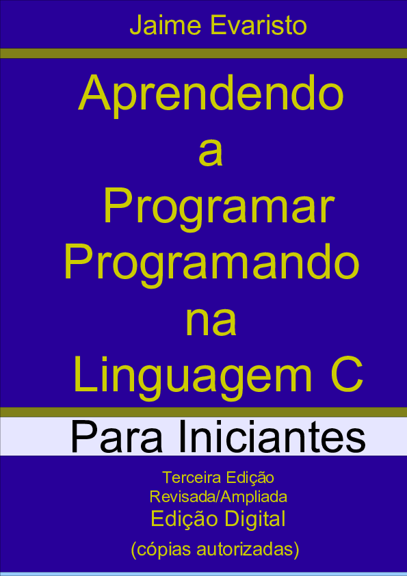 (PDF) Aprendendo a Programar Programando na Linguagem C Para Iniciantes ...