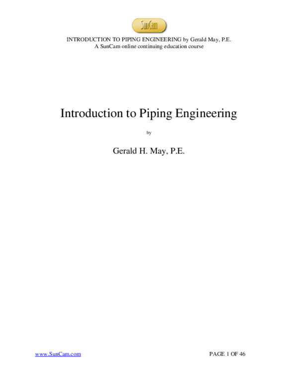 (PDF) Piping engineering