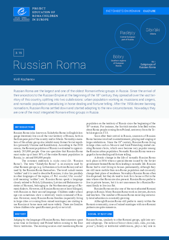 (PDF) Russian Roma