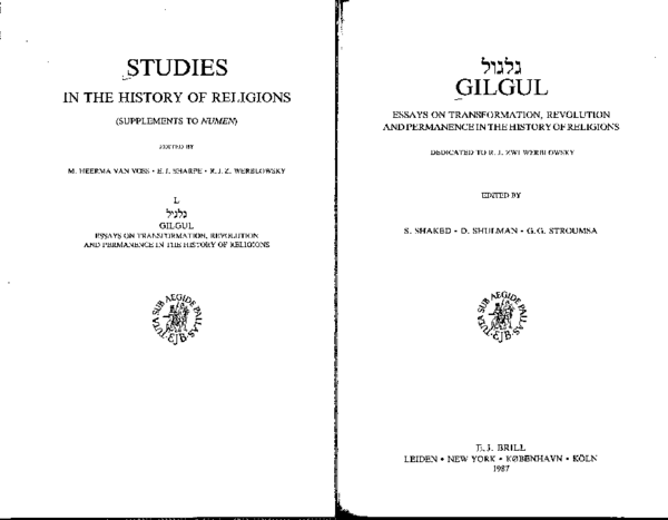(PDF) *Gilgul: Essays on Transformation, Revelation and Permanence in ...