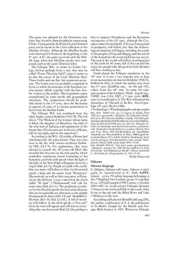 (PDF) The Sidaama language