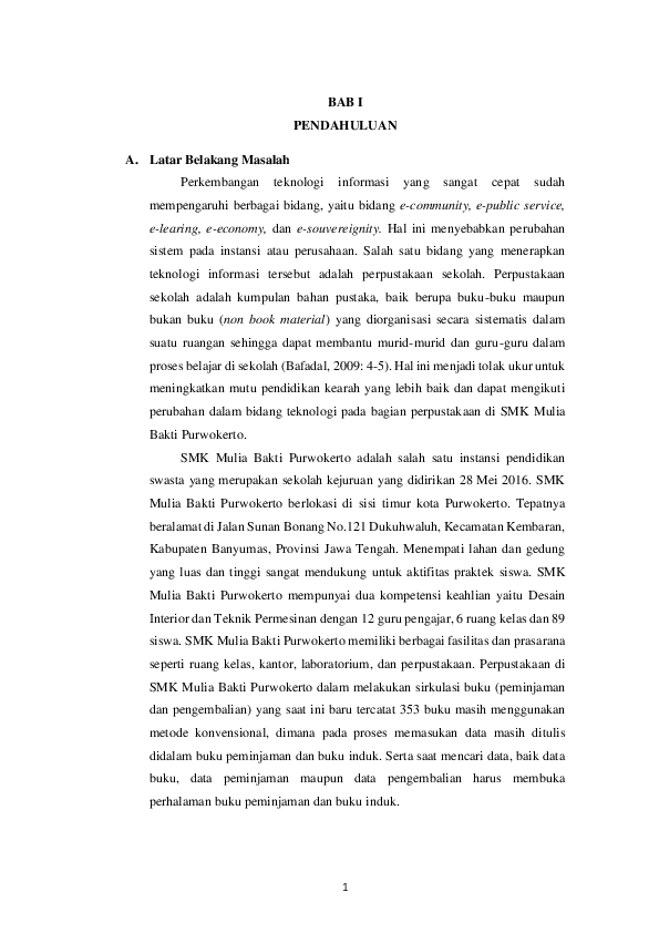(PDF) Laporan Bab 1 Bab 3