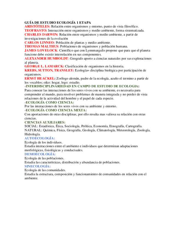 (DOC) GUÍA DE ESTUDIO ECOLOGÍA 1 ETAPA