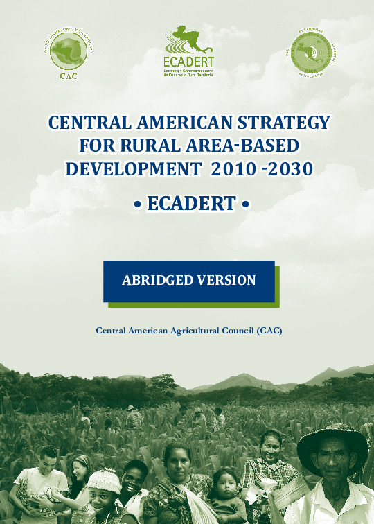 (PDF) Central American Strategy for Area-based Development 2010-2030 ...