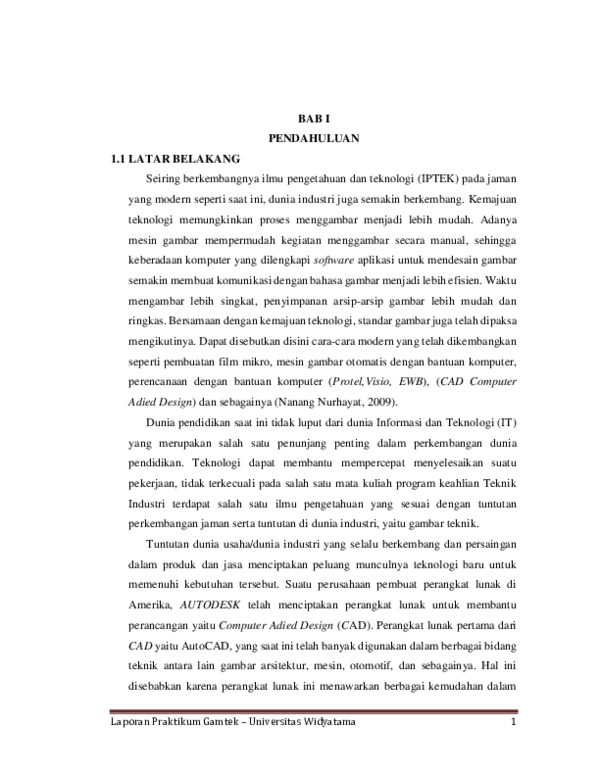 Doc Laporan Tugas Akhir Praktikum Gambar Tek