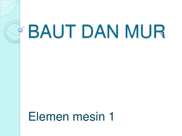 (PDF) BAUT DAN MUR