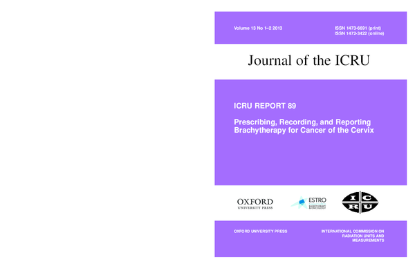 (PDF) Journal of the ICRU OXFORD UNIVERSITY PRESS INTERNATIONAL ...