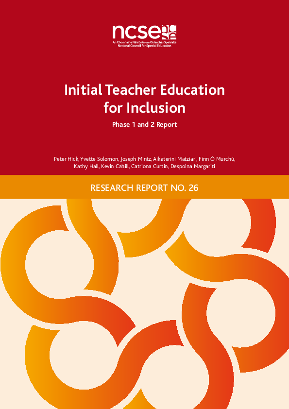 (PDF) Initial Teacher Education for Inclusion Phase 1 and 2 Report