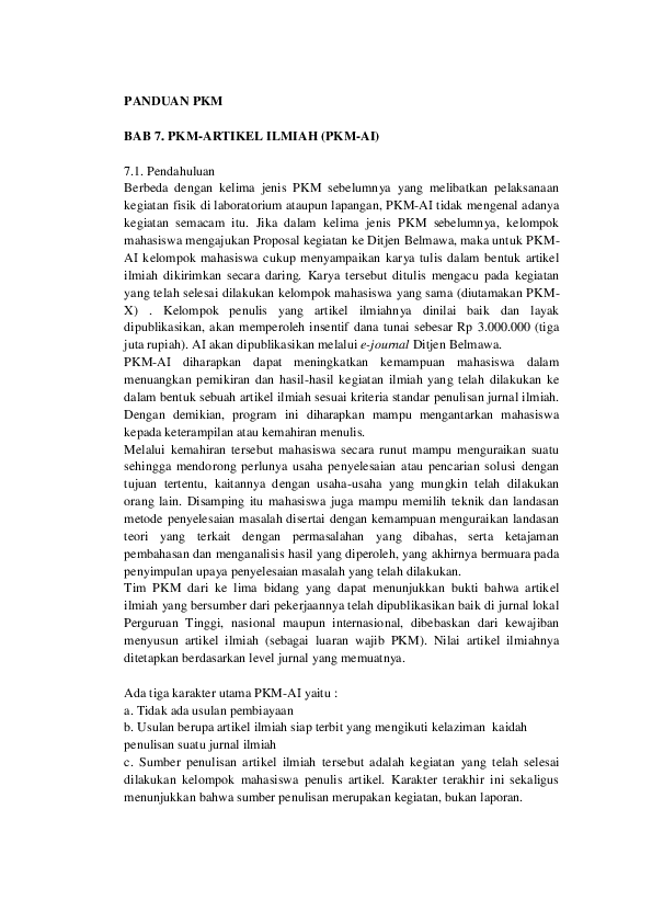 (DOC) PANDUAN PKM-AI