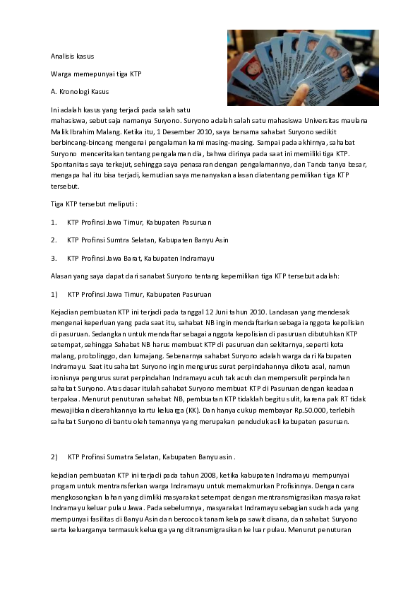 (DOC) Analisis kasus perdata