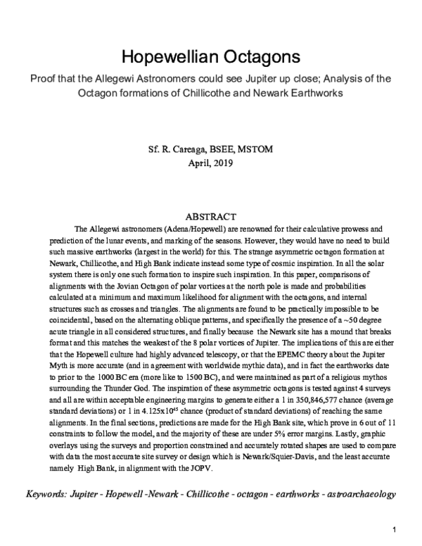 (PDF) Hopewellian Octagons Proof that the Allegewi Astronomers could ...