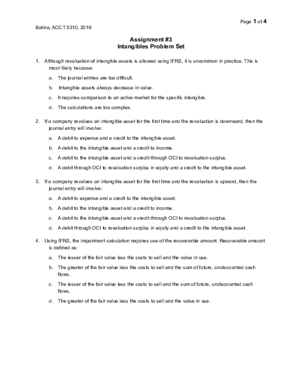 (DOC) Assignment #3 Intangibles problem set