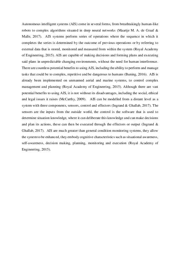 (DOC) Autonomous intelligent systems