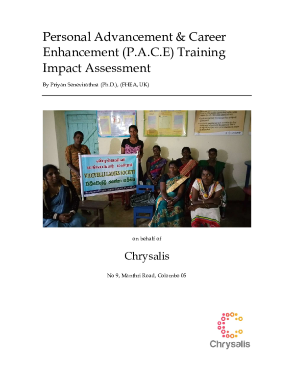 (PDF) Personal Advancement & Career Enhancement (P.A.C.E) Training ...
