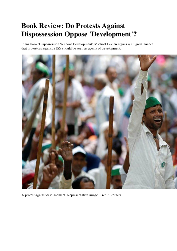 (DOC) My Review of Michael Levien's Book