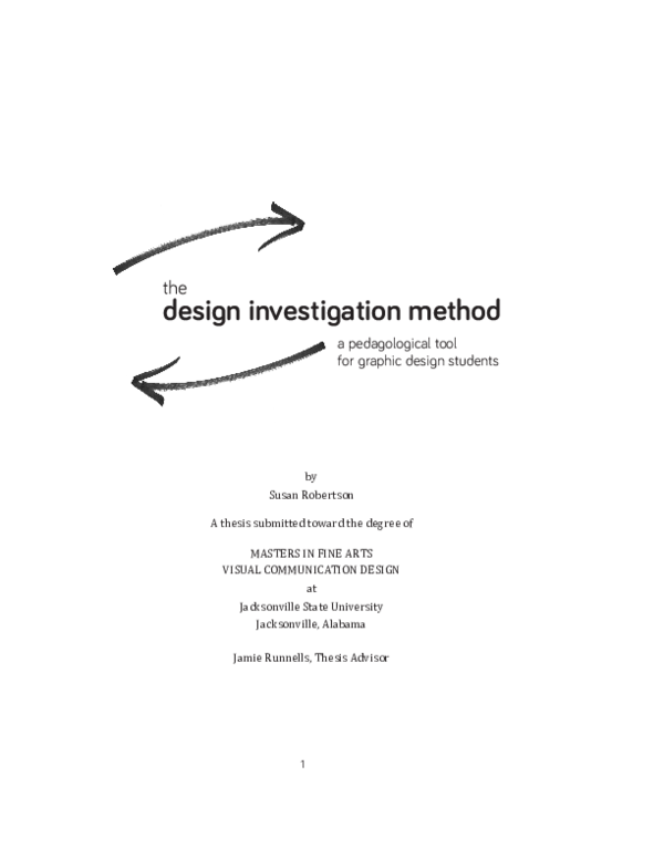 (PDF) The Design Investigation Method