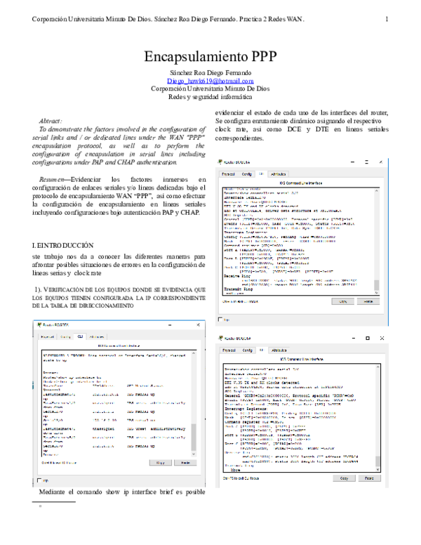 (DOC) Encapsulacion PPP
