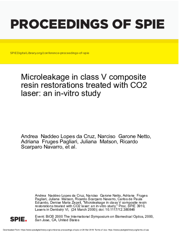 (PDF) PROCEEDINGS OF SPIE SPIEDigitalLibrary.org/conference-proceedings ...