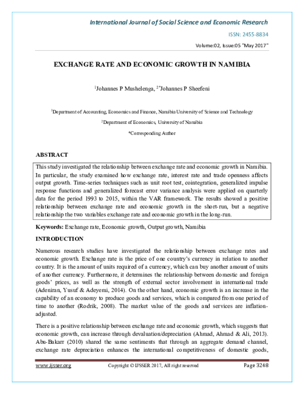 (PDF) International Journal of Social Science and Economic Research ...