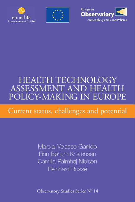 (PDF) Health technology assessment and health policy-making in Europe ...