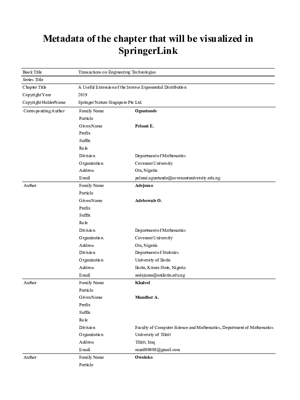 (PDF) Galley proof for Chapter No