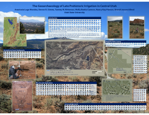 (PDF) The Geoarchaeology of Late Prehistoric Irrigation in Central Utah