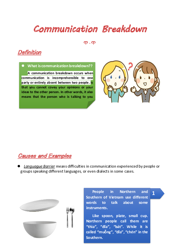 (DOC) Communication Breakdown