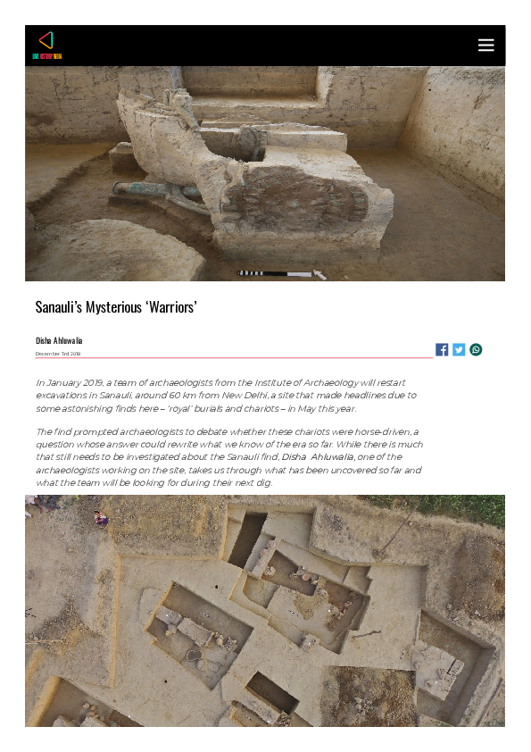 (PDF) Sanauli's Mysterious Warriors