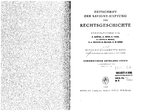(PDF) Ricordo di Stephan Kuttner (1907-1996)