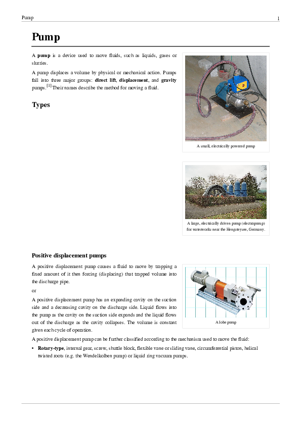 Pdf Pump Pump