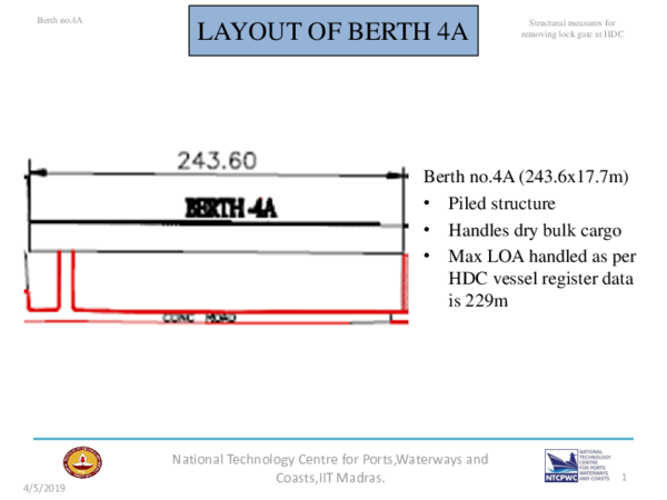 (PDF) LAYOUT OF BERTH 4A