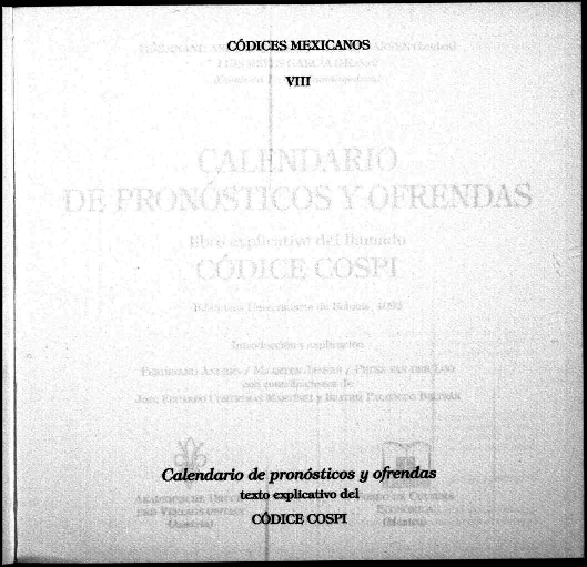 (PDF) Calendario de Pronósticos y Ofrendas. Libro explicativo del ...