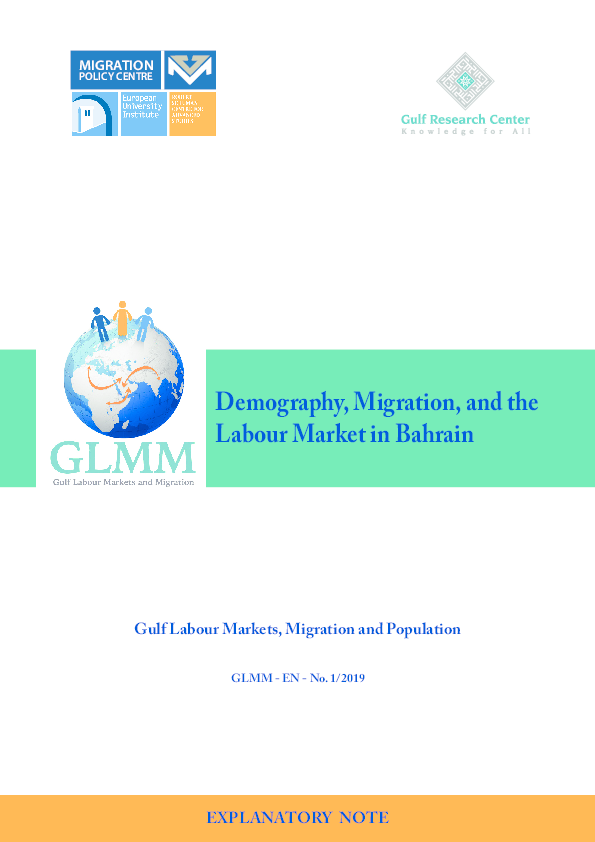 (PDF) Demography, Migration, and the Labour Market in Bahrain (UPDATED ...