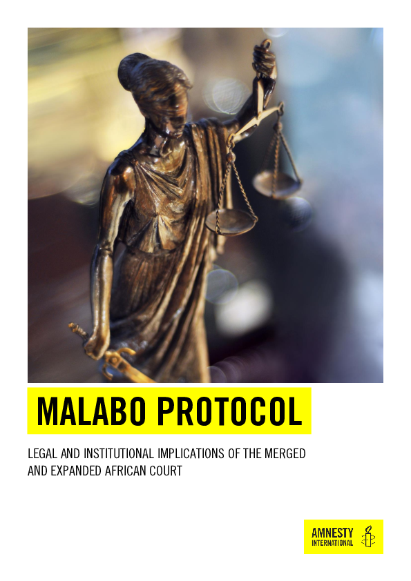 (PDF) MALABO PROTOCOL: LEGAL AND INSTITUTIONAL IMPLICATIONS OF THE ...
