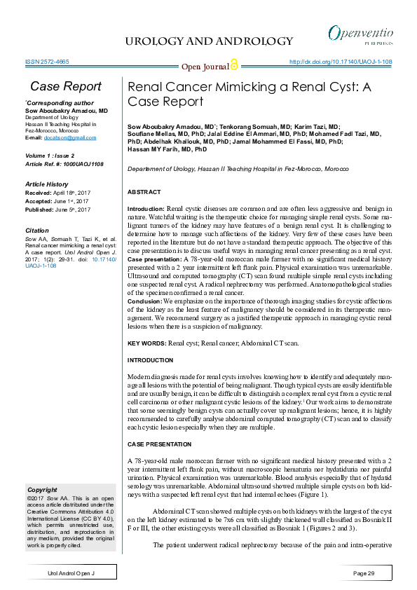 (PDF) Ureteritis Cystica Presenting with Atrophic Kidney: Report of a ...