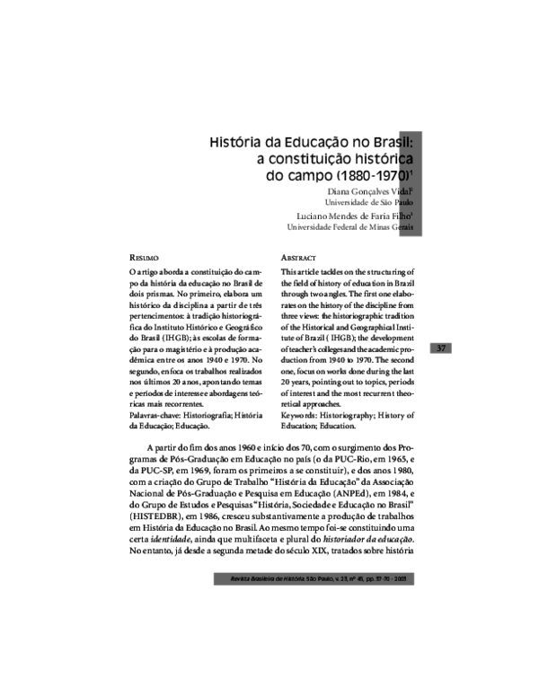 Pdf Historia Da Engenharia No Brasil