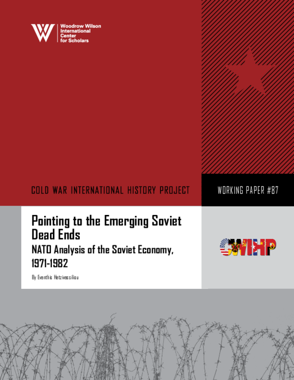 (PDF) Pointing to the Emerging Soviet Dead Ends NATO Analysis of the ...
