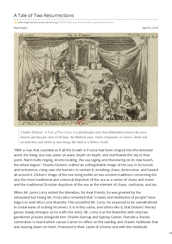 (PDF) A Tale of Two Resurrections