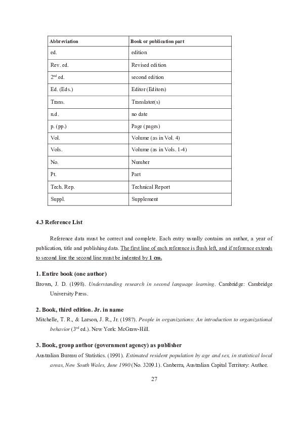 (PDF) How to write the "References" in any written submission