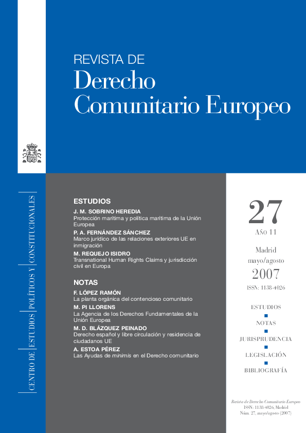(PDF) Derecho Comunitario Europeo