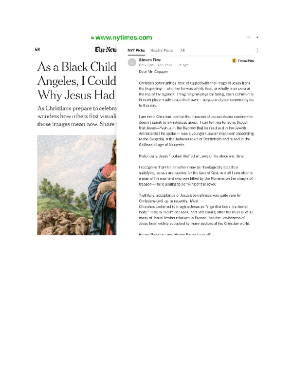 (PDF) My response to Eric Copage’s NYT article, “As a Black Child in ...
