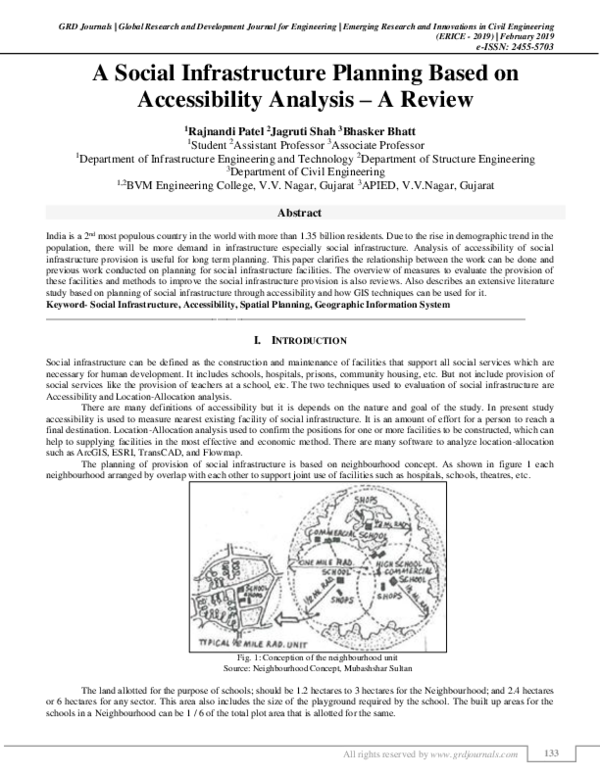 (PDF) A Social Infrastructure Planning Based on Accessibility Analysis ...